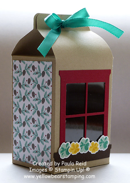 Window Gift Box – December Card Class | Yellow Bear Stamping