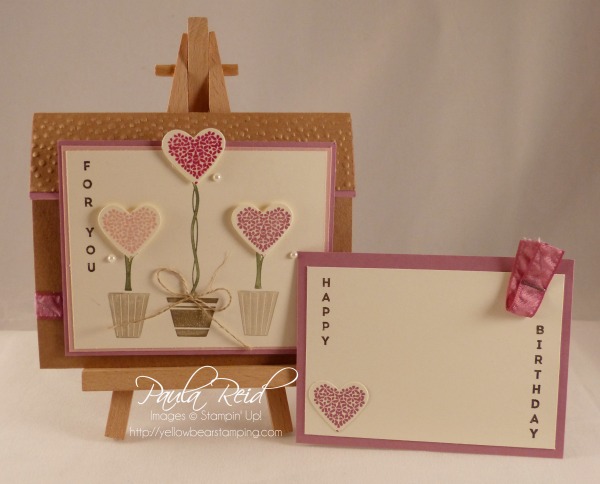 Vertical Greetings – Card and Envelope Gift Card | Yellow Bear Stamping