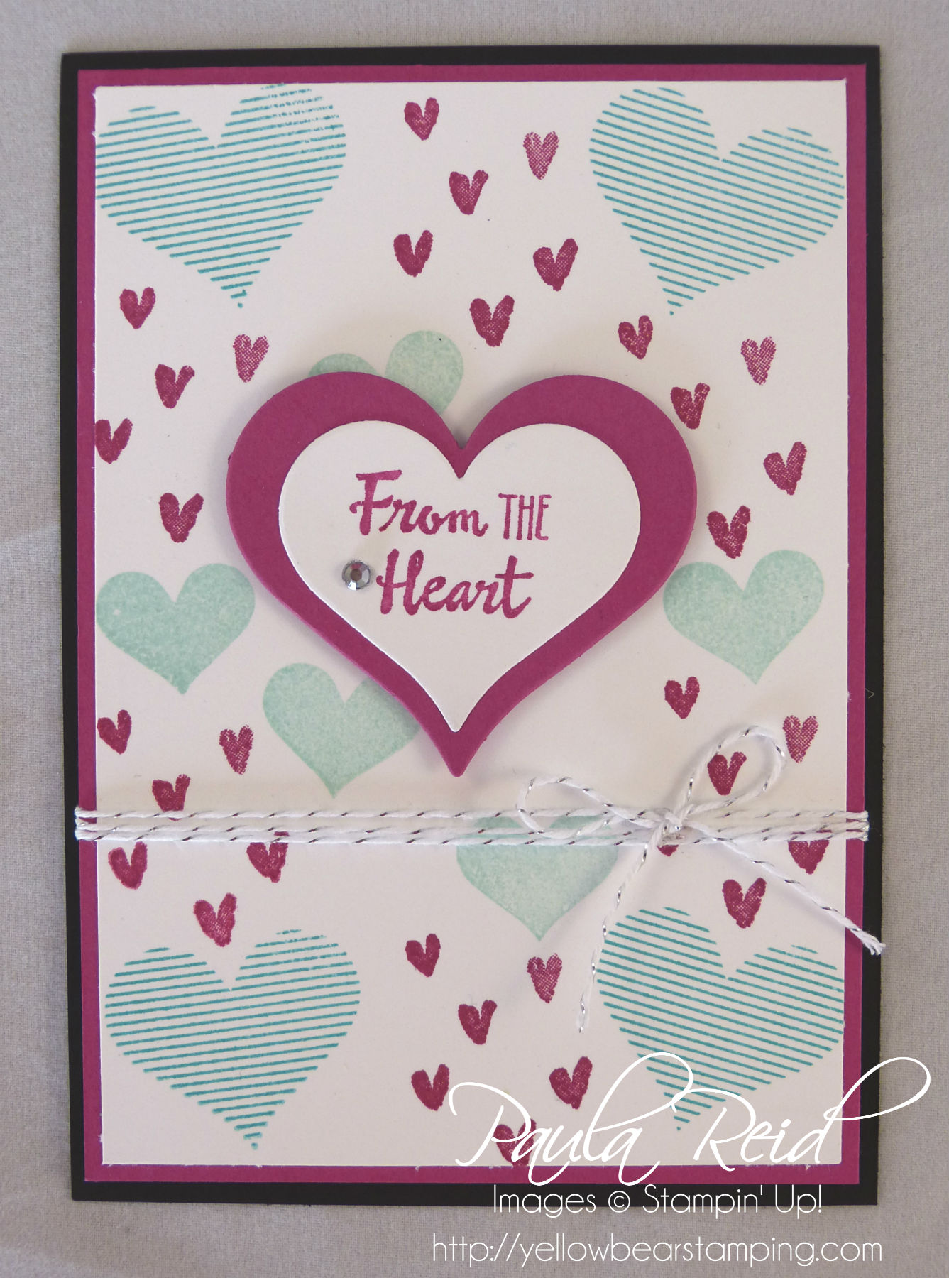 Heart Happiness Cards | Yellow Bear Stamping