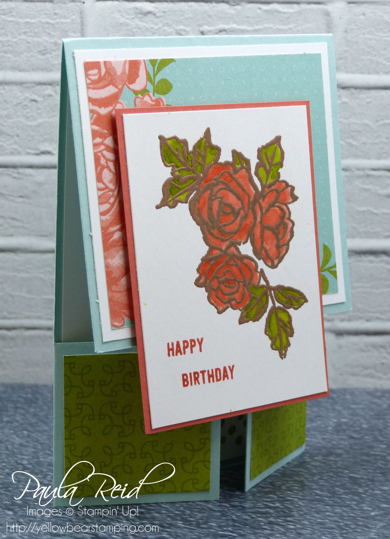 Petal Garden Fancy Folds – Double Dutch Fold | Yellow Bear Stamping