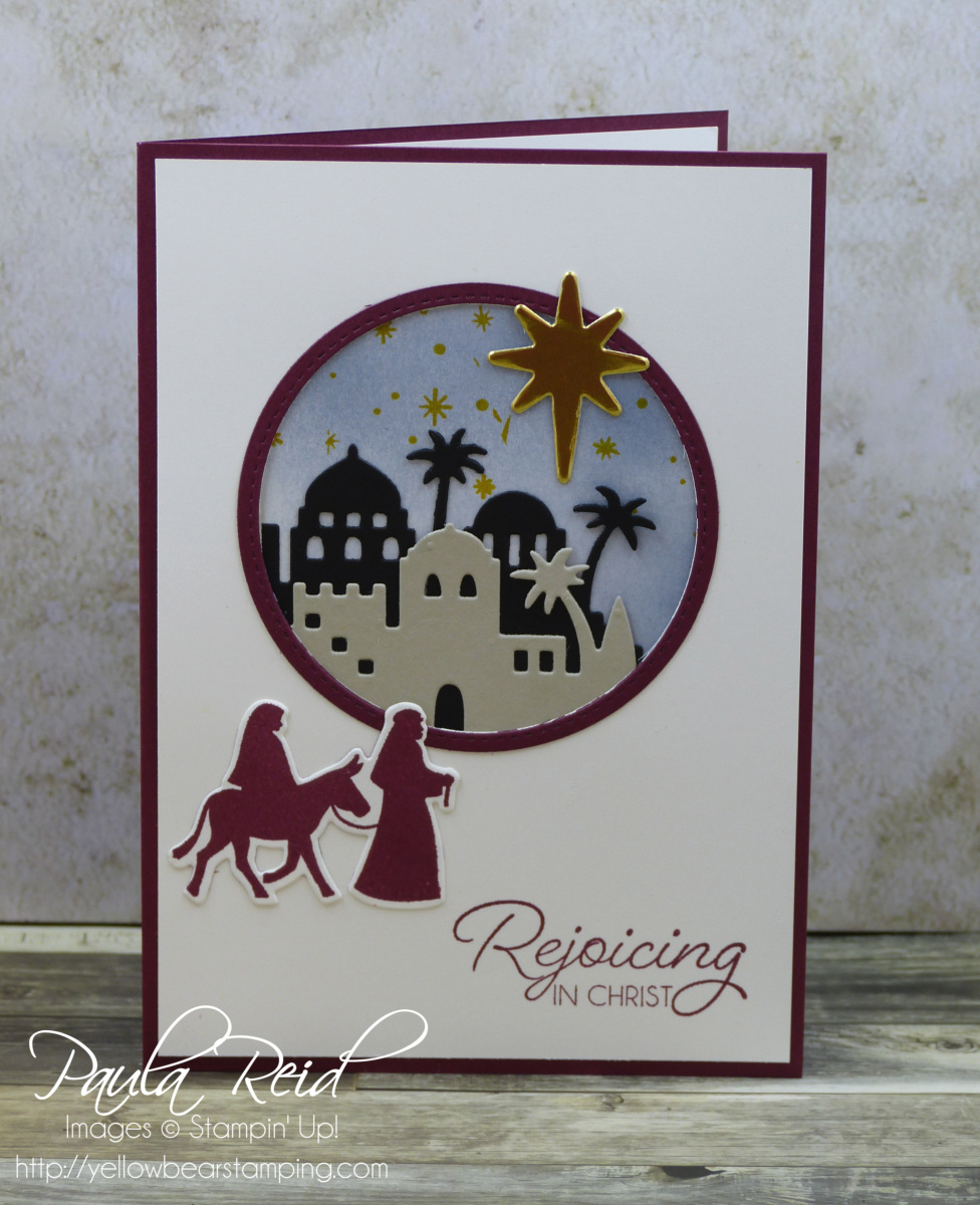 Night in Bethlehem Window Cards | Yellow Bear Stamping