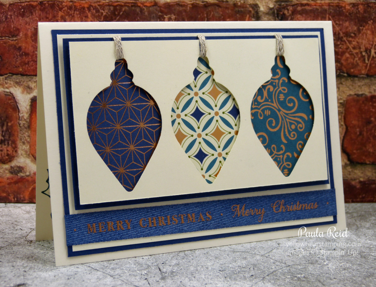 Brightly Gleaming – DSP Ornaments | Yellow Bear Stamping