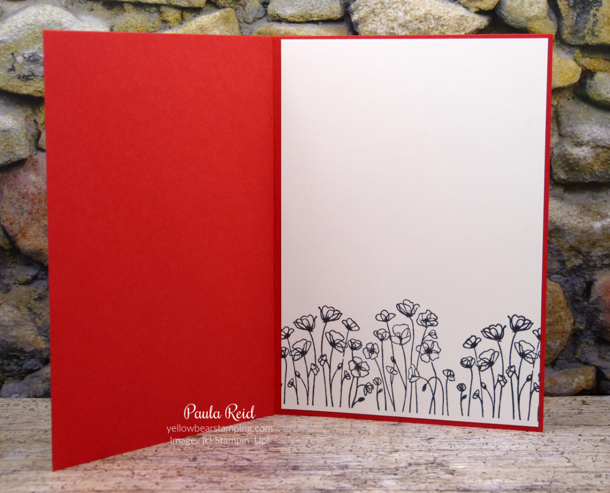 Poppy Moments Die Cut Card | Yellow Bear Stamping Poppy Moments Die Cut Card | Yellow Bear Stamping
