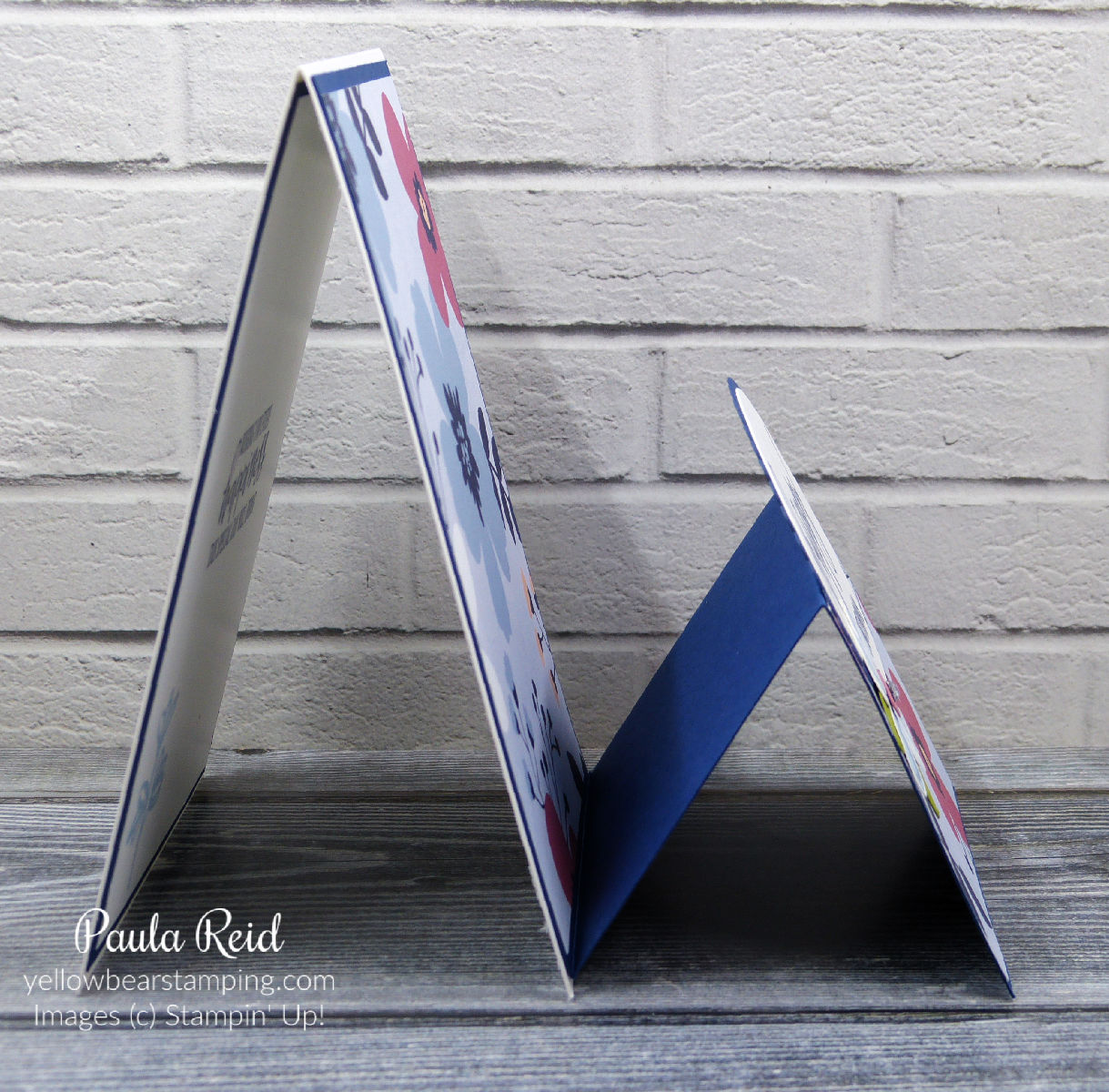 Friday Fun Fold – Double Easel Card | Yellow Bear Stamping