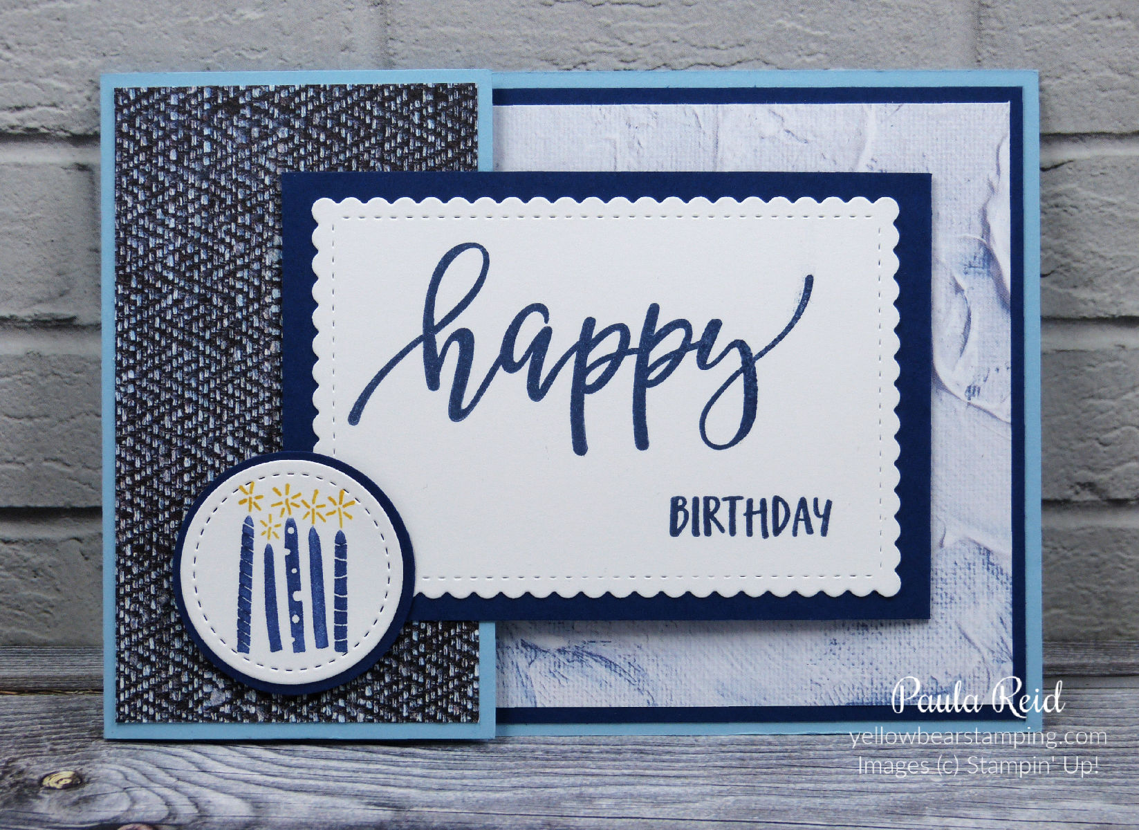 Fun Fold Friday – Joy Fold | Yellow Bear Stamping