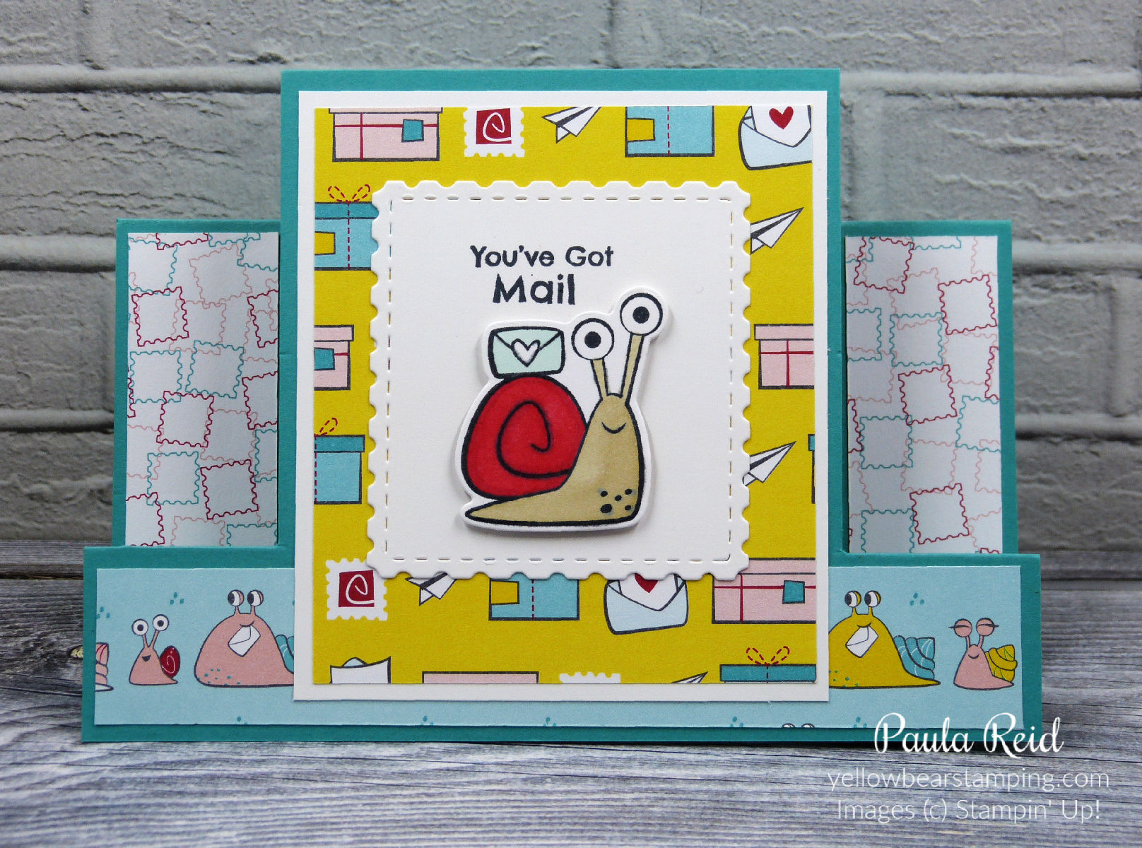 Friday Fun Fold – Centre Step Card | Yellow Bear Stamping