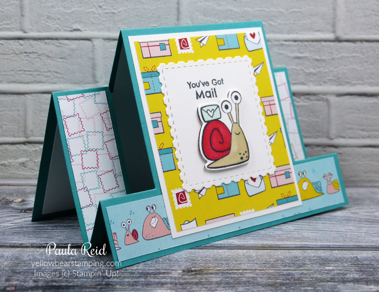 Friday Fun Fold – Centre Step Card | Yellow Bear Stamping