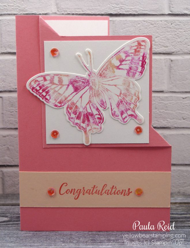 Fun Fold Friday – Corner Flip Card | Yellow Bear Stamping