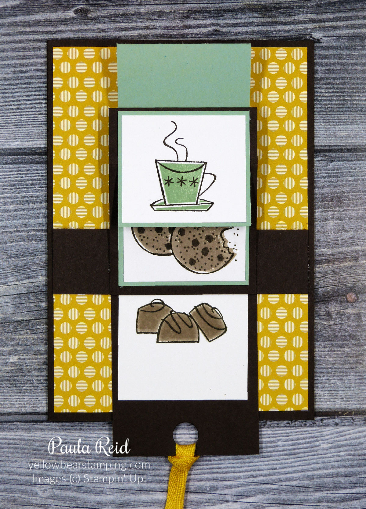 Fun Fold Friday – Waterfall Card | Yellow Bear Stamping