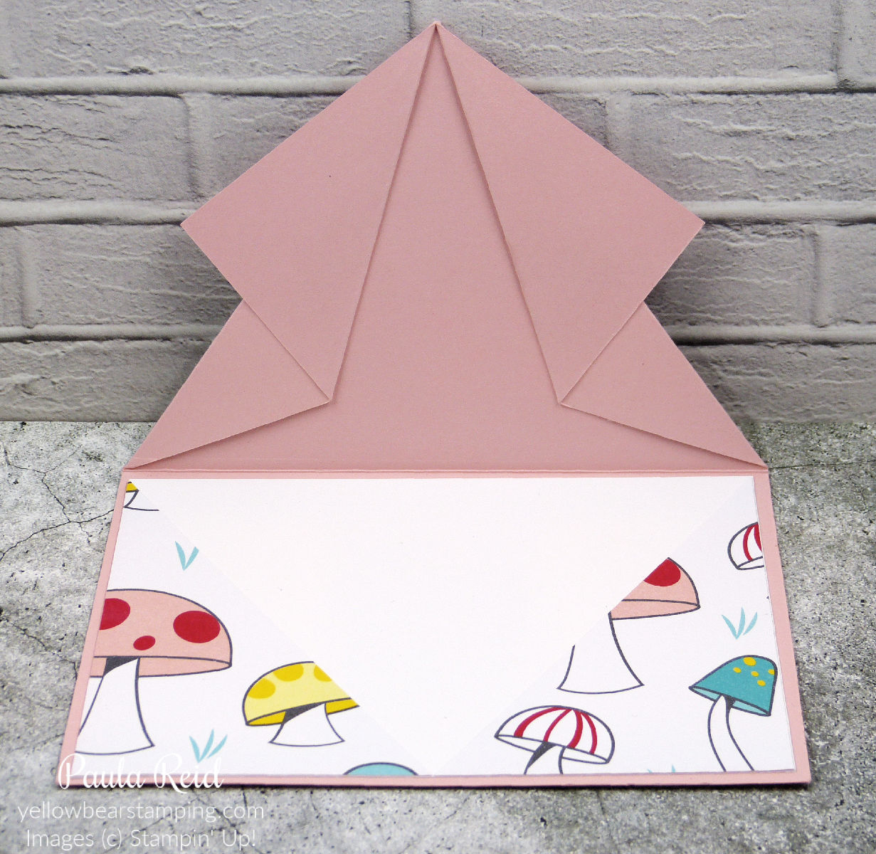 Friday Fun Fold – Arrow Fold Card | Yellow Bear Stamping