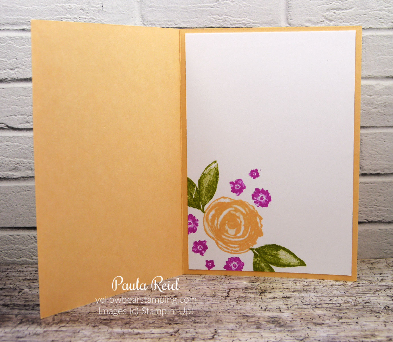 Expressions in Ink – Quick and Simple Card | Yellow Bear Stamping