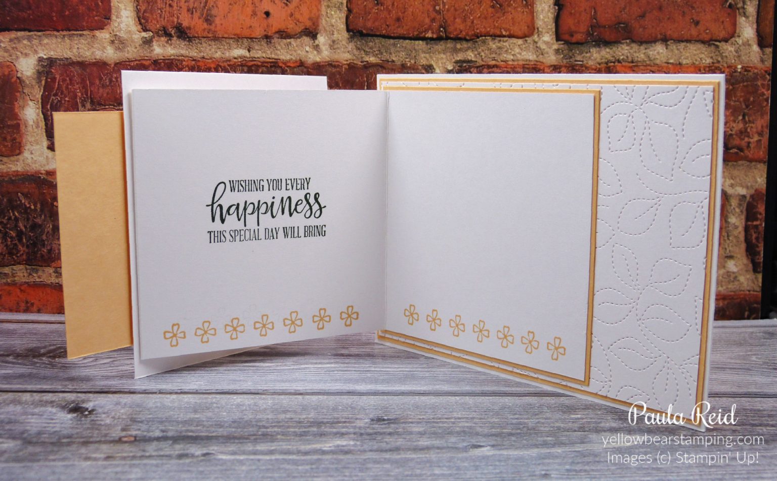 Friday Fun Fold – Z Fold Hinge Card | Yellow Bear Stamping