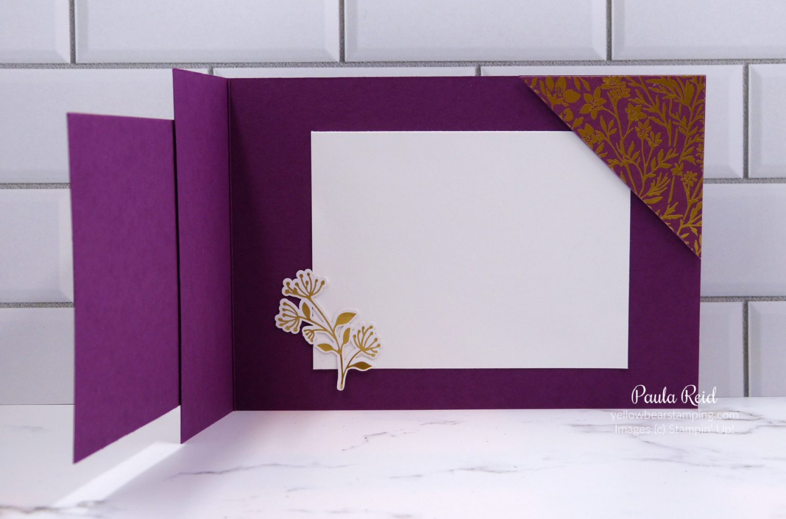 Friday Fun Fold – Corner Tuck Card | Yellow Bear Stamping