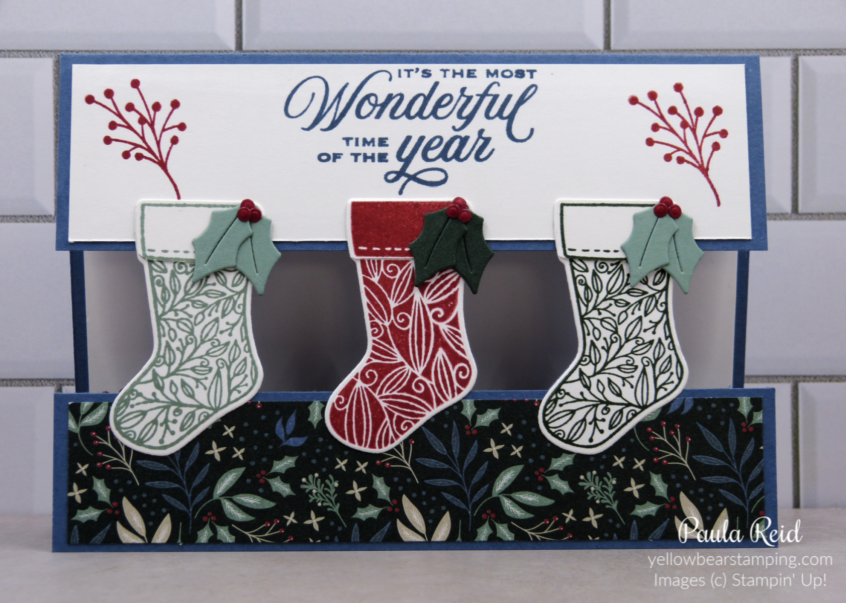 Friday Fun Fold – Split Panel Card | Yellow Bear Stamping