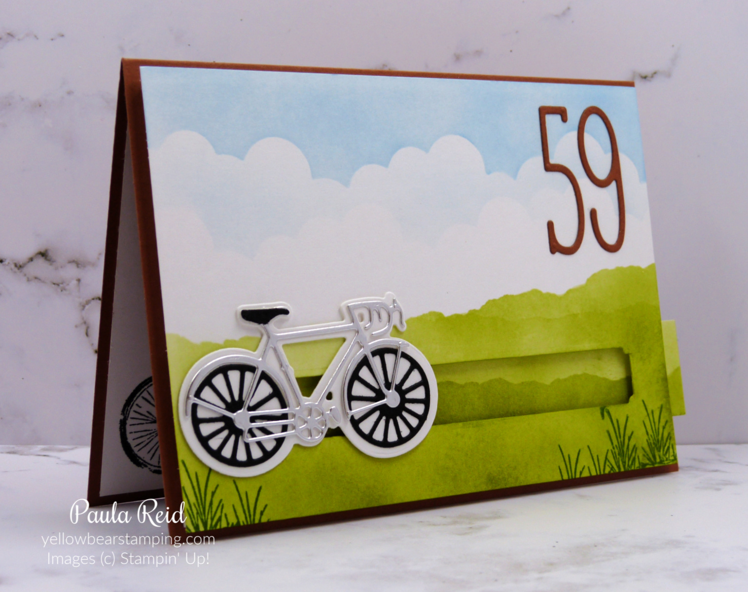 Fun on Wheels Slider Card | Yellow Bear Stamping